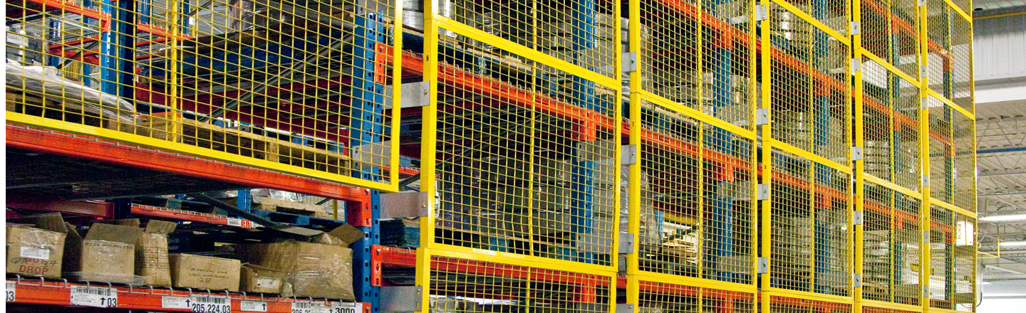 Welded Wire Mesh Rack Guards for Warehouse Racking | Cogan